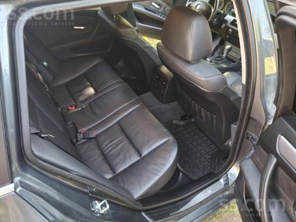 Grey BMW 520 2007 in Jekabpils, with an engine capacity of 2.00 L and mileage of 277 thousand km for 4750 €, photo 9 on AUTOMOTO.COM.LV