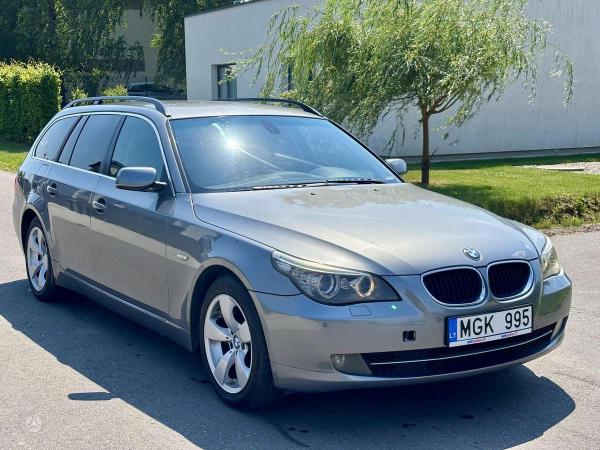 Pelēks BMW 520 2007 Viļņa, ar dzinēja tilpumu 2.00 L un nobraukumu 295 tūkst. km par 3700 €, foto 1 vietnē AUTOMOTO.COM.LV