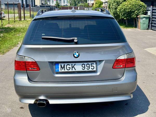 Pelēks BMW 520 2007 Viļņa, ar dzinēja tilpumu 2.00 L un nobraukumu 295 tūkst. km par 3700 €, foto 4 vietnē AUTOMOTO.COM.LV