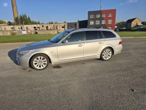 Grey BMW 520 2007 in Mazeikiai, with an engine capacity of 2.00 L and mileage of 259 thousand km for 5500 €, photo  on AUTOMOTO.COM.LV