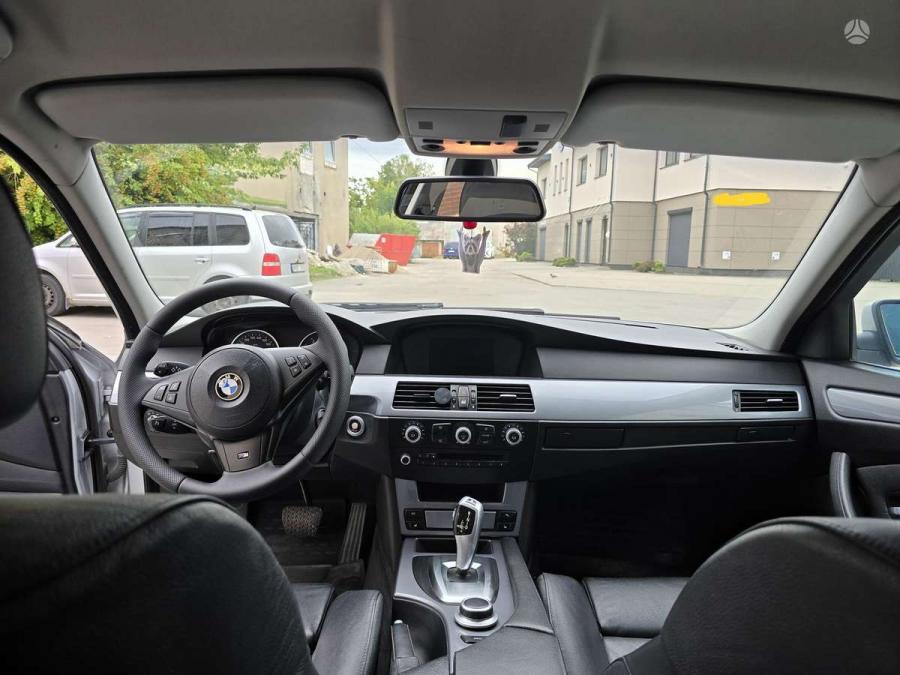 Pelēks BMW 520 2007 Mažeikiai, ar dzinēja tilpumu 2.00 L un nobraukumu 259 tūkst. km par 5500 €, foto 15 vietnē AUTOMOTO.COM.LV