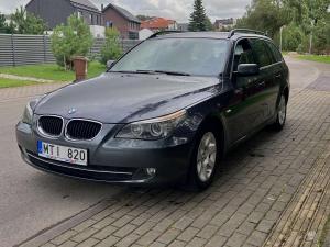 Grey BMW 520 2007 in Klaipeda, with an engine capacity of 2.00 L and mileage of 305 thousand km for 1950 €, photo  on AUTOMOTO.COM.LV