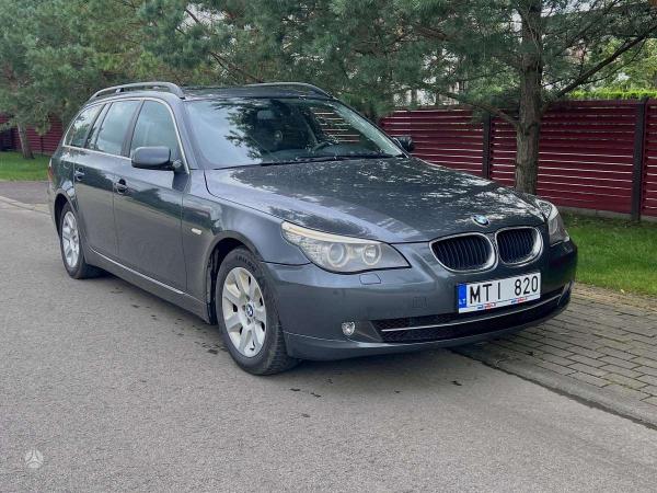 Grey BMW 520 2007 in Klaipeda, with an engine capacity of 2.00 L and mileage of 305 thousand km for 1950 €, photo 3 on AUTOMOTO.COM.LV