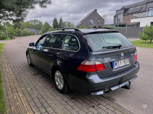 Grey BMW 520 2007 in Klaipeda, with an engine capacity of 2.00 L and mileage of 305 thousand km for 1950 €, photo 7 on AUTOMOTO.COM.LV
