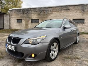 Grey BMW 520 2007 in Bauska, with an engine capacity of 2.00 L and mileage of 316 thousand km for 2890 €, photo  on AUTOMOTO.COM.LV