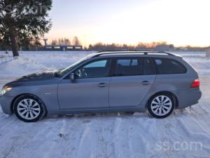 Grey BMW 520 2008 in Liepaja, with an engine capacity of 2.00 L and mileage of 302 thousand km for 6000 €, photo 5 on AUTOMOTO.COM.LV