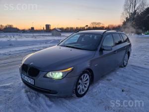 Grey BMW 520 2008 in Liepaja, with an engine capacity of 2.00 L and mileage of 302 thousand km for 6000 €, photo 6 on AUTOMOTO.COM.LV