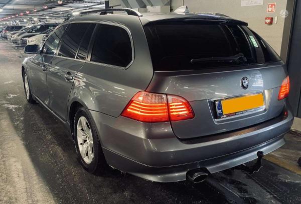 Pelēks BMW 520 2008 Kauņa, ar dzinēja tilpumu 2.00 L un nobraukumu 248 tūkst. km par 4050 €, foto 9 vietnē AUTOMOTO.COM.LV