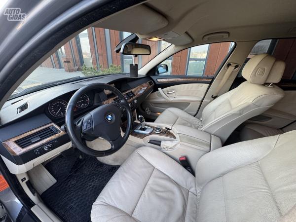 Pelēks BMW 520 2008 Kauņa, ar dzinēja tilpumu 2.00 L un nobraukumu 370 tūkst. km par 3650 €, foto 5 vietnē AUTOMOTO.COM.LV