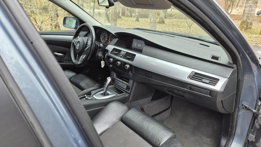 Pelēks BMW 520 2008 Telšiai, ar dzinēja tilpumu 2.00 L un nobraukumu 277 tūkst. km par 3700 €, foto 11 vietnē AUTOMOTO.COM.LV