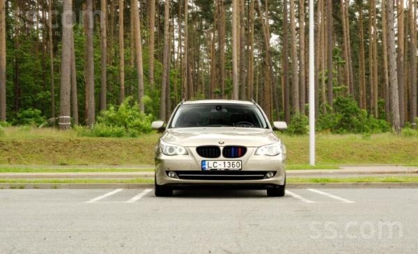 Grey BMW 520 2008 in Riga, with an engine capacity of 2.00 L and mileage of 361 thousand km for 4290 €, photo 3 on AUTOMOTO.COM.LV