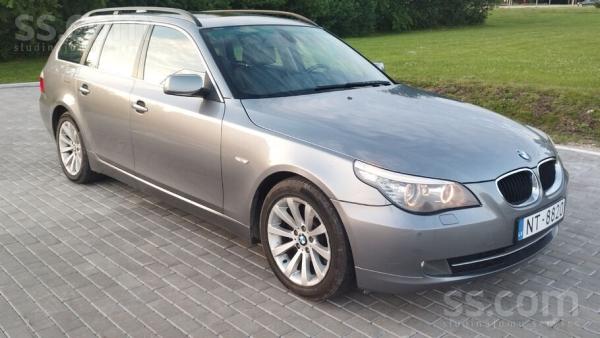 Pelēks BMW 520 2008 Jēkabpils, ar dzinēja tilpumu 2.00 L un nobraukumu 220 tūkst. km par 4000 €, foto 1 vietnē AUTOMOTO.COM.LV