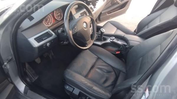 Pelēks BMW 520 2008 Jēkabpils, ar dzinēja tilpumu 2.00 L un nobraukumu 220 tūkst. km par 4000 €, foto 9 vietnē AUTOMOTO.COM.LV