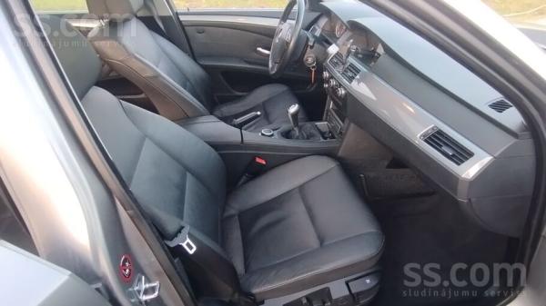 Pelēks BMW 520 2008 Jēkabpils, ar dzinēja tilpumu 2.00 L un nobraukumu 220 tūkst. km par 4000 €, foto 10 vietnē AUTOMOTO.COM.LV