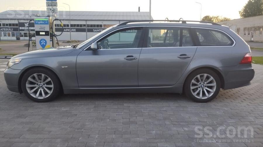 Pelēks BMW 520 2008 Jēkabpils, ar dzinēja tilpumu 2.00 L un nobraukumu 220 tūkst. km par 4000 €, foto 5 vietnē AUTOMOTO.COM.LV