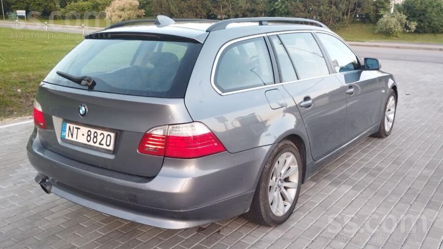Pelēks BMW 520 2008 Jēkabpils, ar dzinēja tilpumu 2.00 L un nobraukumu 220 tūkst. km par 4000 €, foto 8 vietnē AUTOMOTO.COM.LV