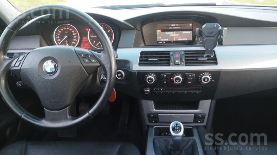 Pelēks BMW 520 2008 Jēkabpils, ar dzinēja tilpumu 2.00 L un nobraukumu 220 tūkst. km par 4000 €, foto 14 vietnē AUTOMOTO.COM.LV