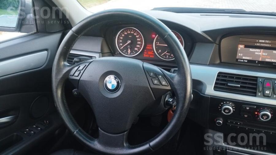 Pelēks BMW 520 2008 Jēkabpils, ar dzinēja tilpumu 2.00 L un nobraukumu 220 tūkst. km par 4000 €, foto 17 vietnē AUTOMOTO.COM.LV