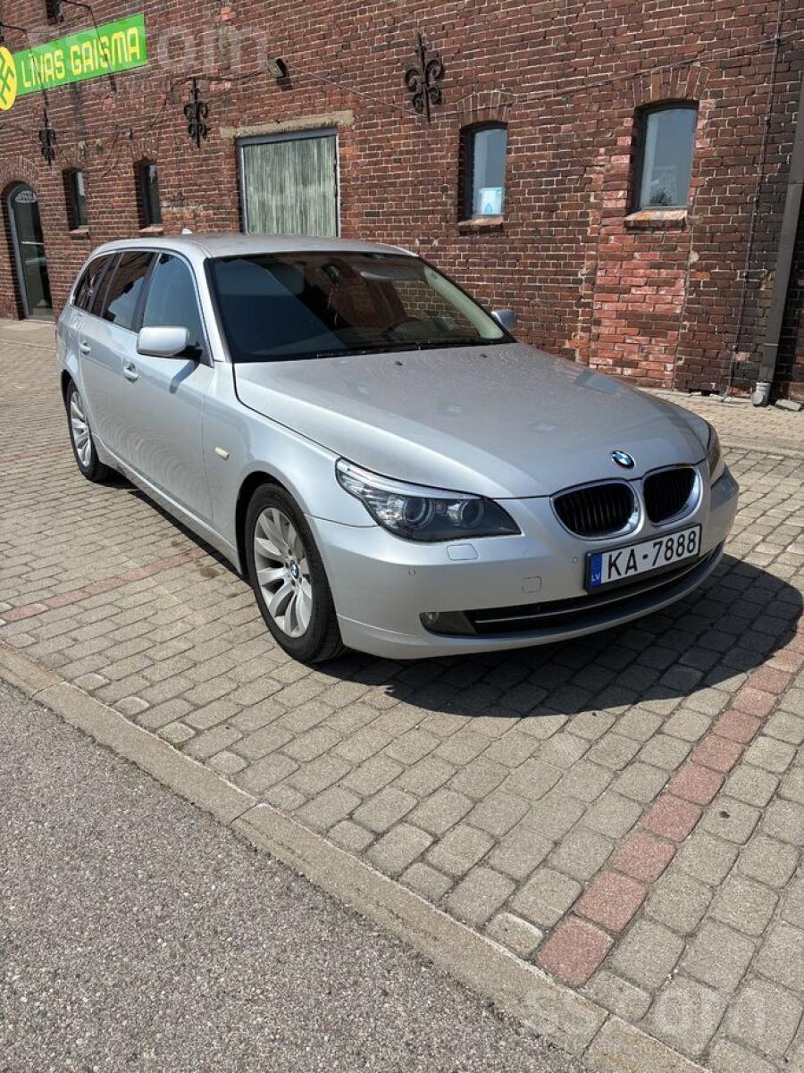 Grey BMW 520 2008 in Liepaja, with an engine capacity of 2.00 L and mileage of 0 thousand km for 3700 €, photo 4 on AUTOMOTO.COM.LV