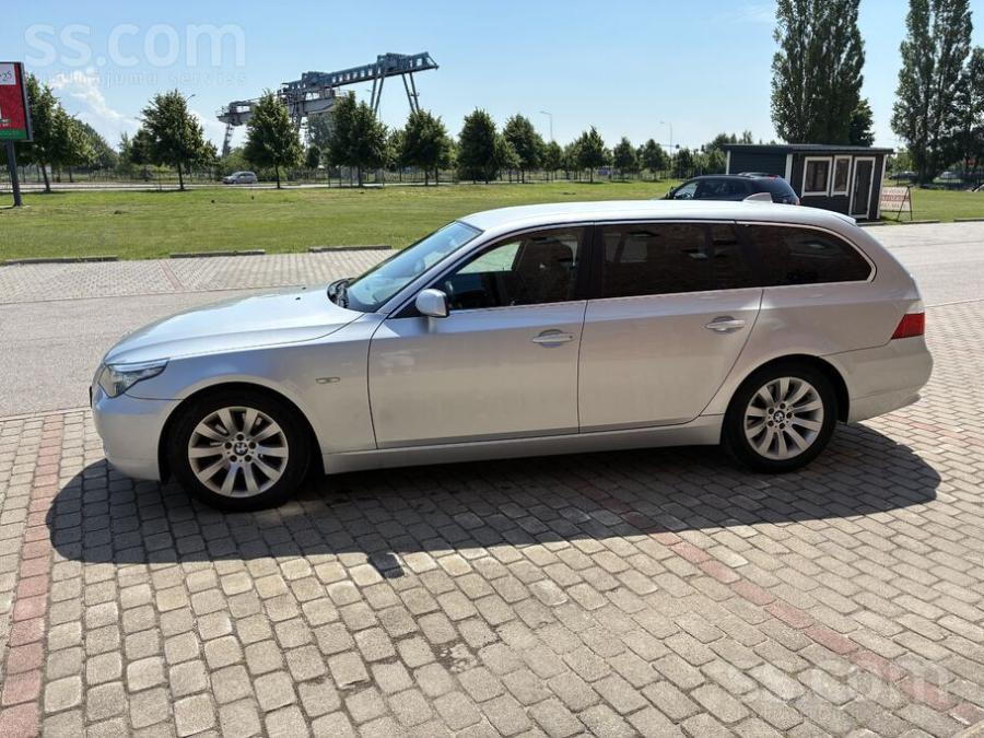 Grey BMW 520 2008 in Liepaja, with an engine capacity of 2.00 L and mileage of 0 thousand km for 3700 €, photo 6 on AUTOMOTO.COM.LV
