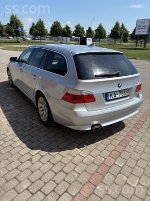 Grey BMW 520 2008 in Liepaja, with an engine capacity of 2.00 L and mileage of 0 thousand km for 3700 €, photo 8 on AUTOMOTO.COM.LV