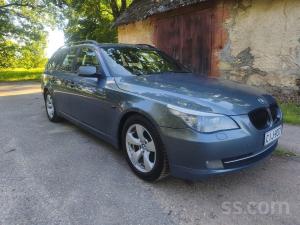 Серый БМВ 520 2008 в Цесис, объемом двигателя 2.00 л и пробегом 510 тыс. км за 2990 €, фото  на AUTOMOTO.COM.LV