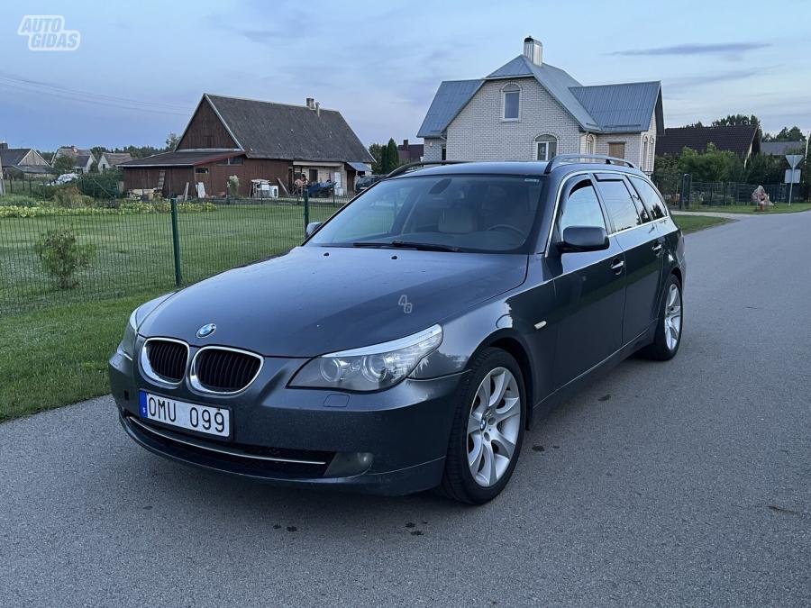 Pelēks BMW 520 2008 Ariogala, ar dzinēja tilpumu 2.00 L un nobraukumu 428 tūkst. km par 2250 €, foto 3 vietnē AUTOMOTO.COM.LV