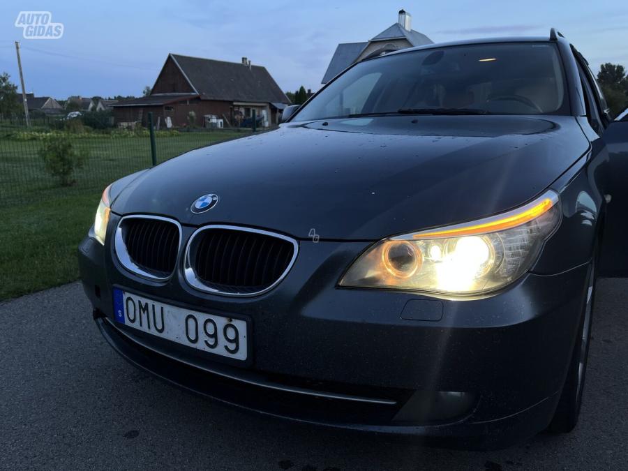 Pelēks BMW 520 2008 Ariogala, ar dzinēja tilpumu 2.00 L un nobraukumu 428 tūkst. km par 2250 €, foto 15 vietnē AUTOMOTO.COM.LV