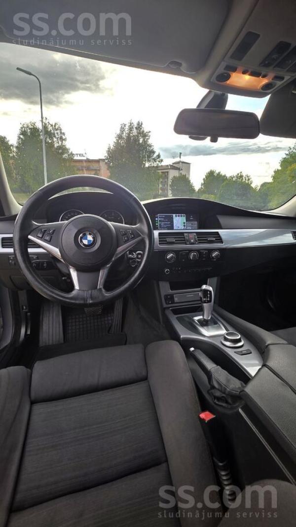 Pelēks BMW 520 2008 Cēsis, ar dzinēja tilpumu 2.00 L un nobraukumu 0 tūkst. km par 3650 €, foto 5 vietnē AUTOMOTO.COM.LV