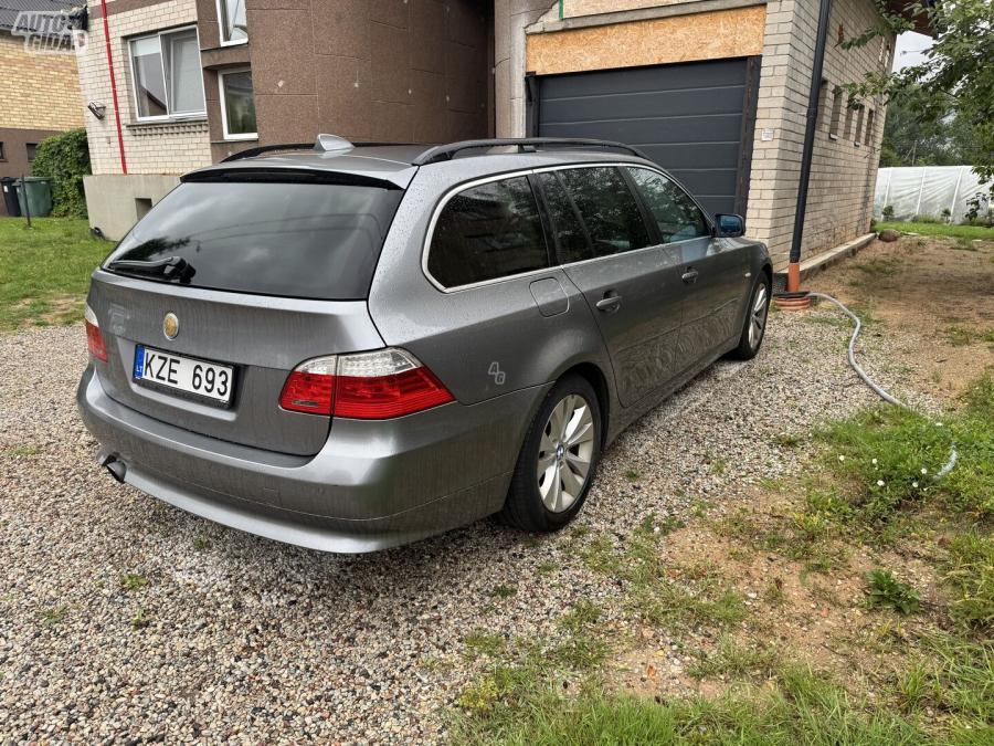 Grey BMW 520 2008 in Panevezys, with an engine capacity of 2.00 L and mileage of 253 thousand km for 2700 €, photo 4 on AUTOMOTO.COM.LV