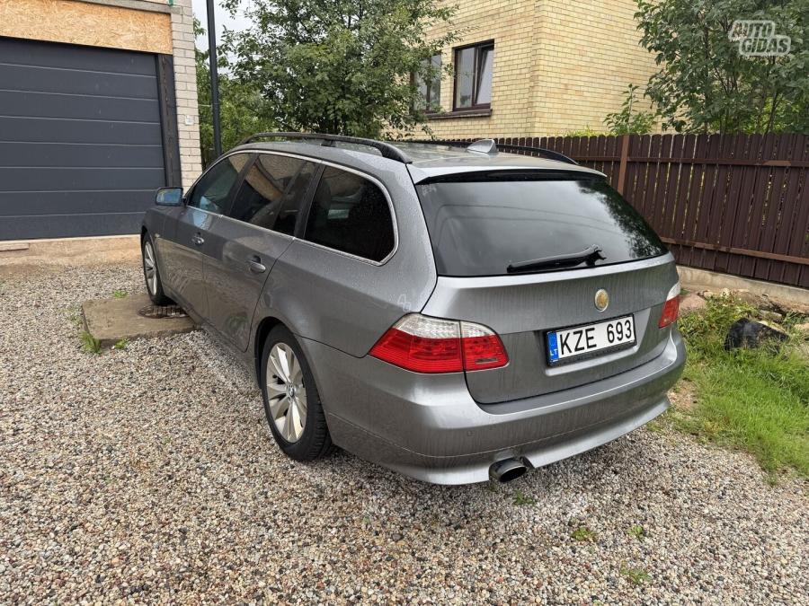 Grey BMW 520 2008 in Panevezys, with an engine capacity of 2.00 L and mileage of 253 thousand km for 2700 €, photo 5 on AUTOMOTO.COM.LV