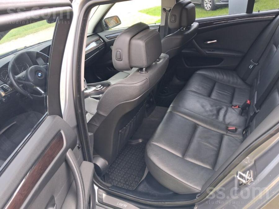 Pelēks BMW 520 2008 Liepāja, ar dzinēja tilpumu 2.00 L un nobraukumu 306 tūkst. km par 5600 €, foto 12 vietnē AUTOMOTO.COM.LV