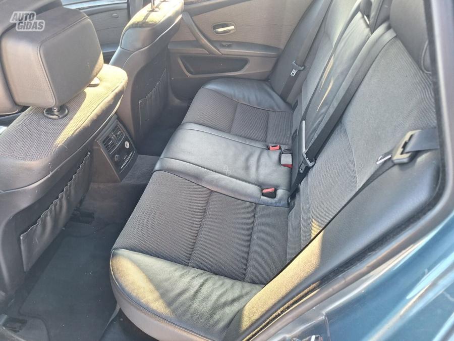 Pelēks BMW 520 2009 Marijampole, ar dzinēja tilpumu 2.00 L un nobraukumu 278 tūkst. km par 4100 €, foto 7 vietnē AUTOMOTO.COM.LV