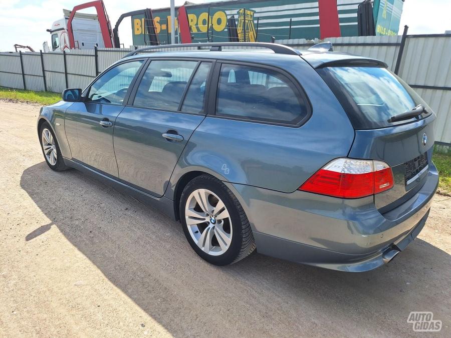 Grey BMW 520 2009 in Marijampole, with an engine capacity of 2.00 L and mileage of 278 thousand km for 3850 €, photo 8 on AUTOMOTO.COM.LV
