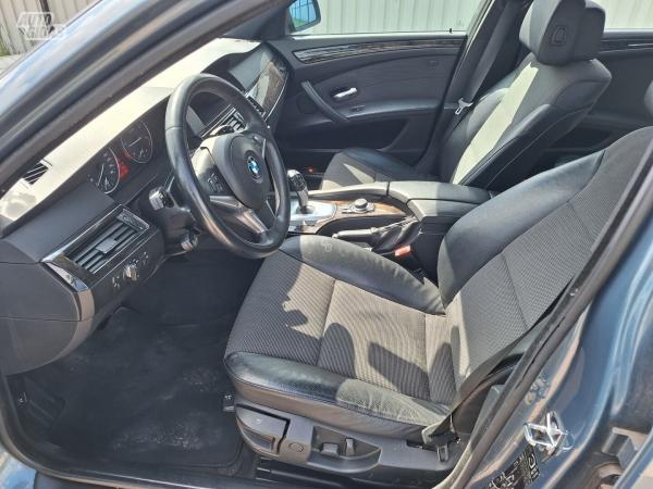 Grey BMW 520 2009 in Marijampole, with an engine capacity of 2.00 L and mileage of 278 thousand km for 3850 €, photo 8 on AUTOMOTO.COM.LV