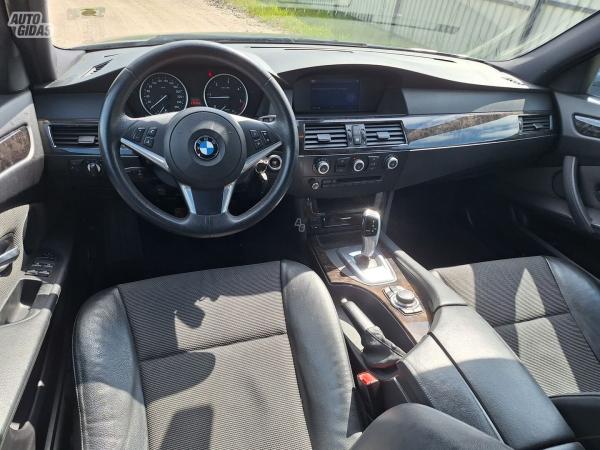 Grey BMW 520 2009 in Marijampole, with an engine capacity of 2.00 L and mileage of 278 thousand km for 3850 €, photo 10 on AUTOMOTO.COM.LV