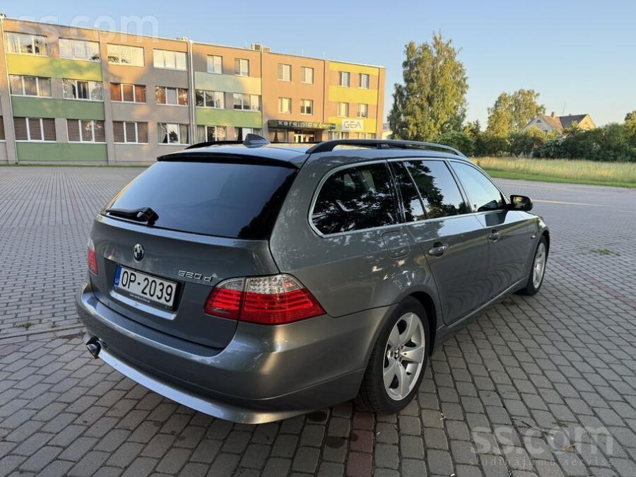 Серый БМВ 520 2009 в Елгава, объемом двигателя 2.00 л и пробегом 358 тыс. км за 3850 €, фото 5 на AUTOMOTO.COM.LV
