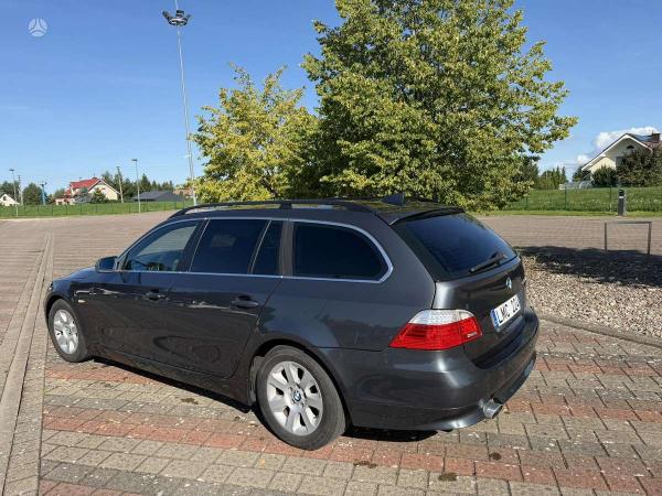 Grey BMW 520 2009 in Silute, with an engine capacity of 2.00 L and mileage of 331 thousand km for 3600 €, photo 4 on AUTOMOTO.COM.LV