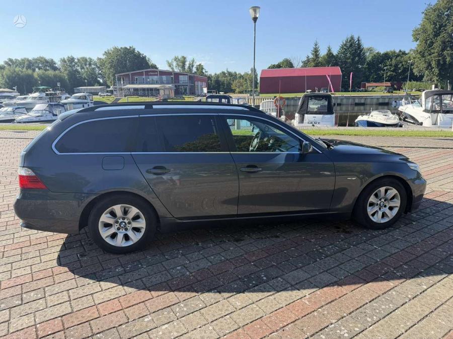 Grey BMW 520 2009 in Silute, with an engine capacity of 2.00 L and mileage of 331 thousand km for 3600 €, photo 7 on AUTOMOTO.COM.LV