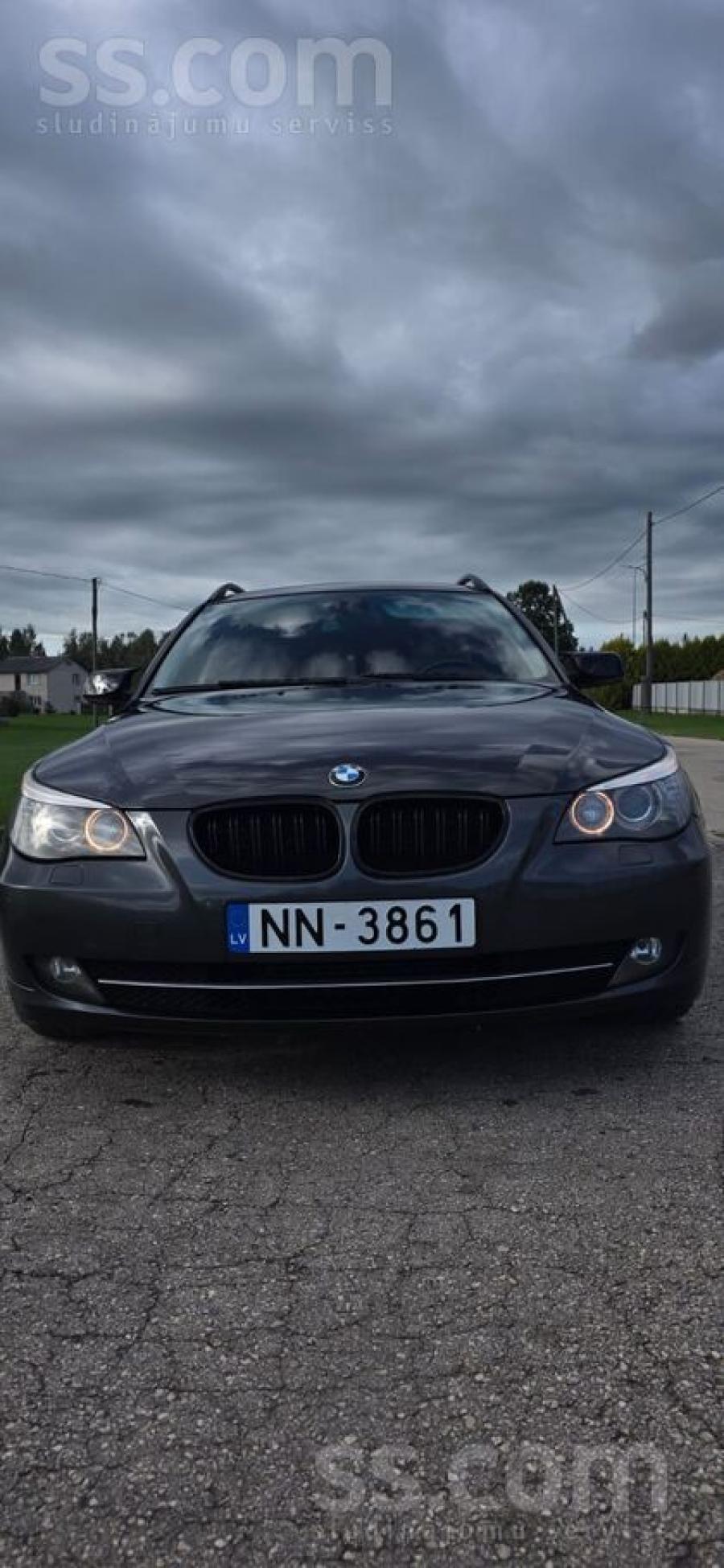 Pelēks BMW 520 2009 Aizkraukle, ar dzinēja tilpumu 2.00 L un nobraukumu 367 tūkst. km par 4300 €, foto 1 vietnē AUTOMOTO.COM.LV