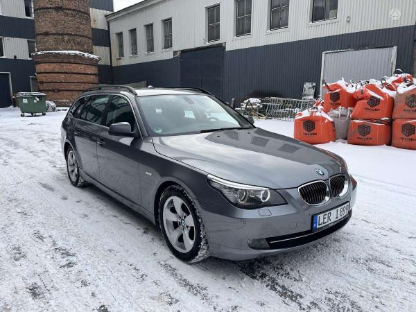 Grey BMW 520 2010 in Vilnius, with an engine capacity of 2.00 L and mileage of 250 thousand km for 4950 €, photo 1 on AUTOMOTO.COM.LV