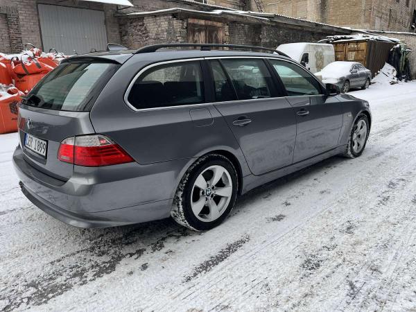 Grey BMW 520 2010 in Vilnius, with an engine capacity of 2.00 L and mileage of 250 thousand km for 4950 €, photo 2 on AUTOMOTO.COM.LV