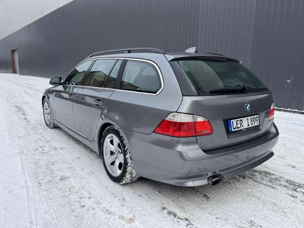 Grey BMW 520 2010 in Vilnius, with an engine capacity of 2.00 L and mileage of 250 thousand km for 4950 €, photo 6 on AUTOMOTO.COM.LV
