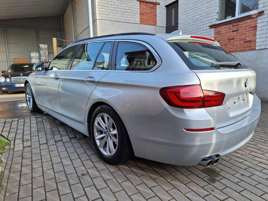 Grey BMW 520 2010 in Panevezys, with an engine capacity of 2.00 L and mileage of 280 thousand km for 5500 €, photo 21 on AUTOMOTO.COM.LV