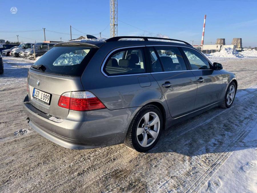 Grey BMW 520 2010 in Vilnius, with an engine capacity of 0.00 L and mileage of 250 thousand km for 4900 €, photo 8 on AUTOMOTO.COM.LV