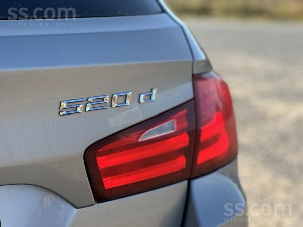 Grey BMW 520 2010 in Valmiera, with an engine capacity of 2.00 L and mileage of 330 thousand km for 7200 €, photo 6 on AUTOMOTO.COM.LV