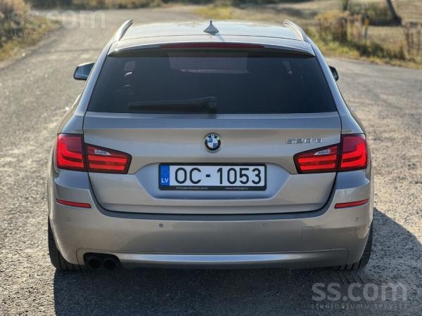 Grey BMW 520 2010 in Valmiera, with an engine capacity of 2.00 L and mileage of 330 thousand km for 6990 €, photo 7 on AUTOMOTO.COM.LV