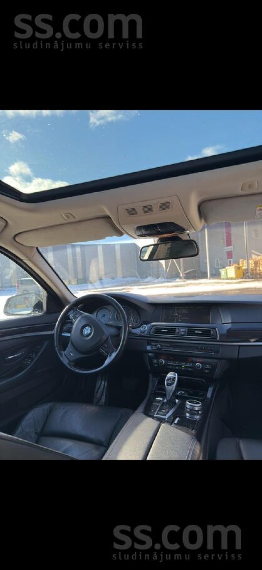 Grey BMW 520 2010 in Riga, with an engine capacity of 2.00 L and mileage of 282 thousand km for 7900 €, photo 7 on AUTOMOTO.COM.LV