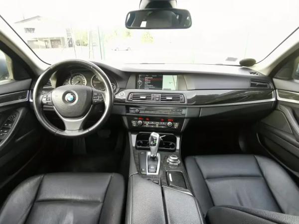 Grey BMW 520 2010 in Kuldiga, with an engine capacity of 2.00 L and mileage of 226 thousand km for 9800 €, photo 7 on AUTOMOTO.COM.LV