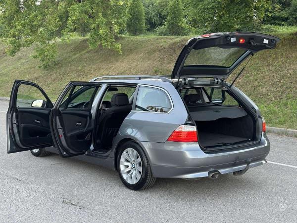 Grey BMW 520 2010 in Jonava, with an engine capacity of 2.00 L and mileage of 397 thousand km for 4250 €, photo 9 on AUTOMOTO.COM.LV